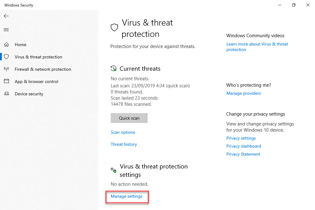 Hyper-V: Configure antivirus exclusions in Windows Defender Antivirus ...
