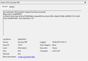 Hyper-V: Automatic Virtual Machine Activation – Wim Matthyssen
