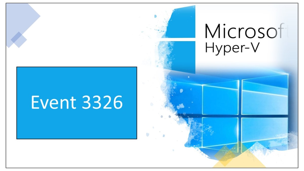 Client Hyper-V: Unable to start a VM from saved state (Event ID 3326 ...
