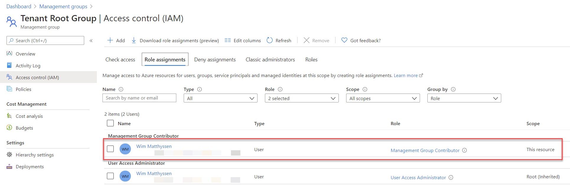 Azure Governance: How to change the display name of the Root management ...