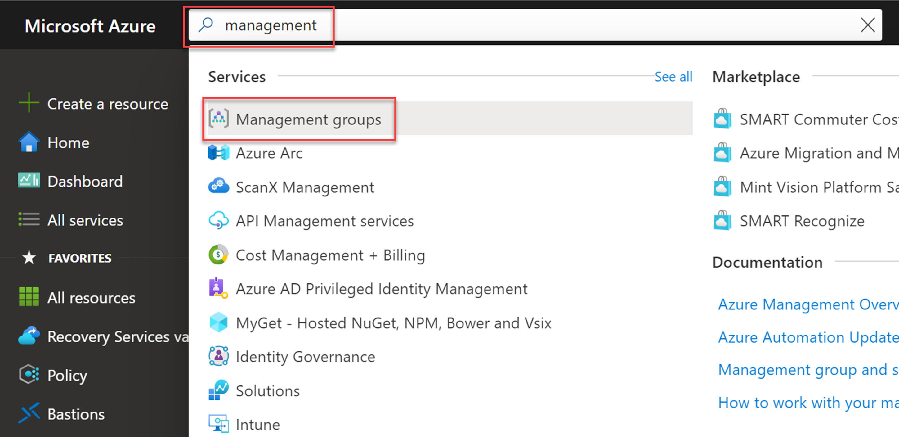 Azure Governance: How to change the default management group for new ...