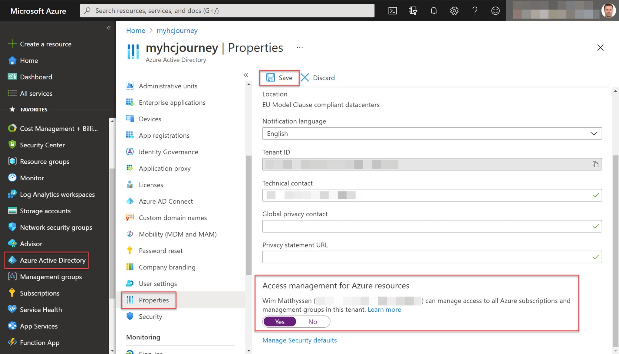 Azure Governance: How to change the default management group for new ...
