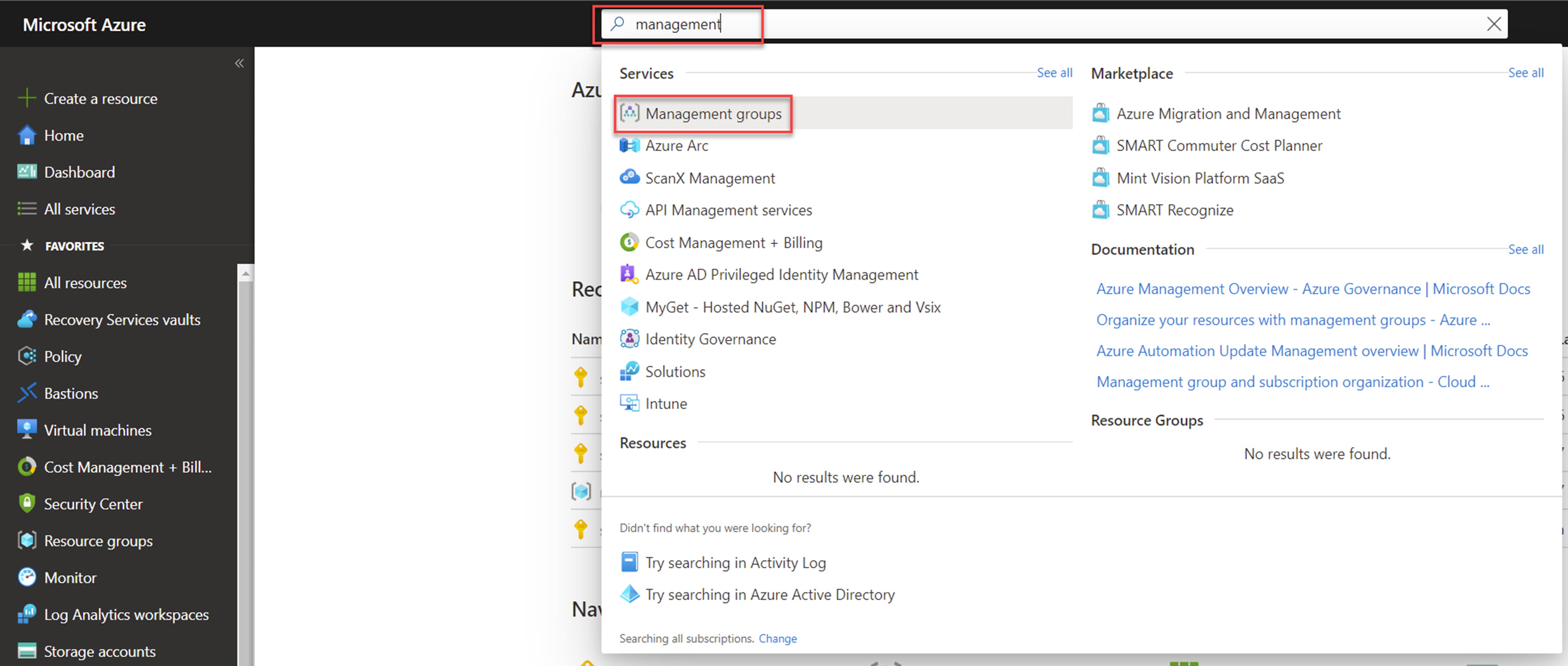Azure Tip: Get a tree overview of your management groups structure ...