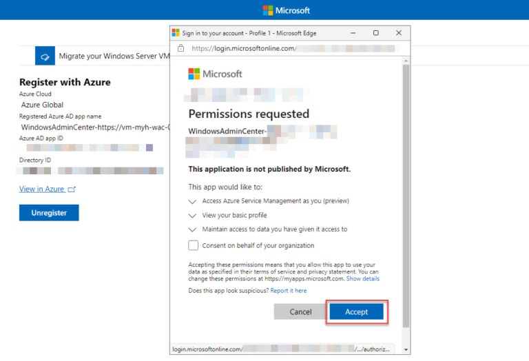 How to register Windows Admin Center with Azure – Wim Matthyssen