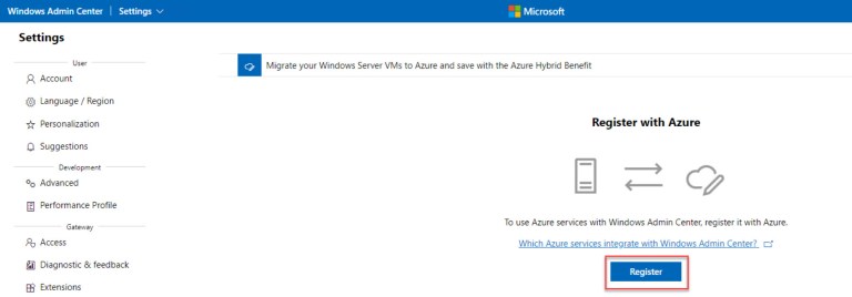 How to register Windows Admin Center with Azure – Wim Matthyssen