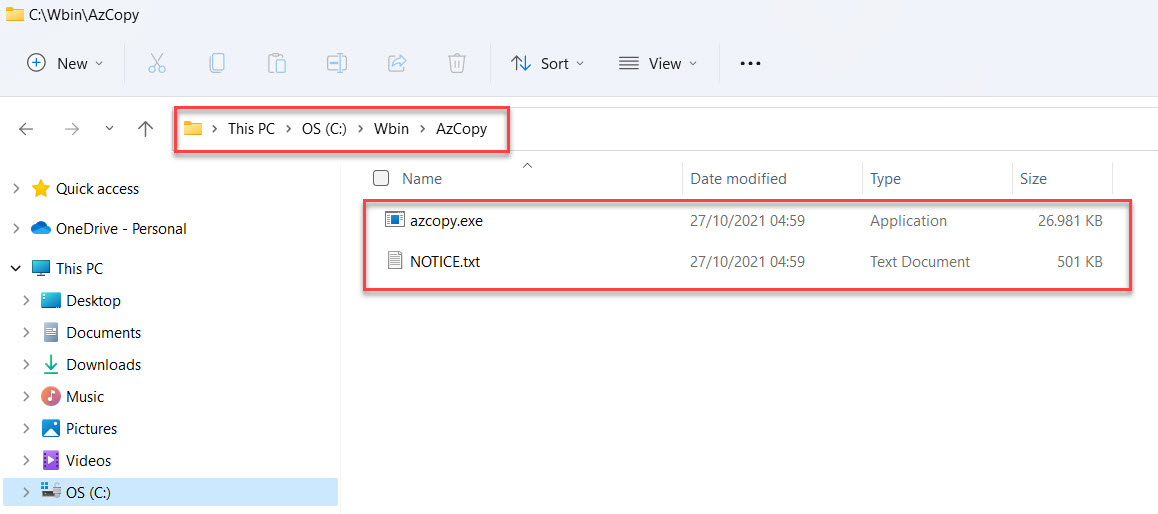 PowerShell script: Download and extract the latest AzCopy (Windows 64 ...