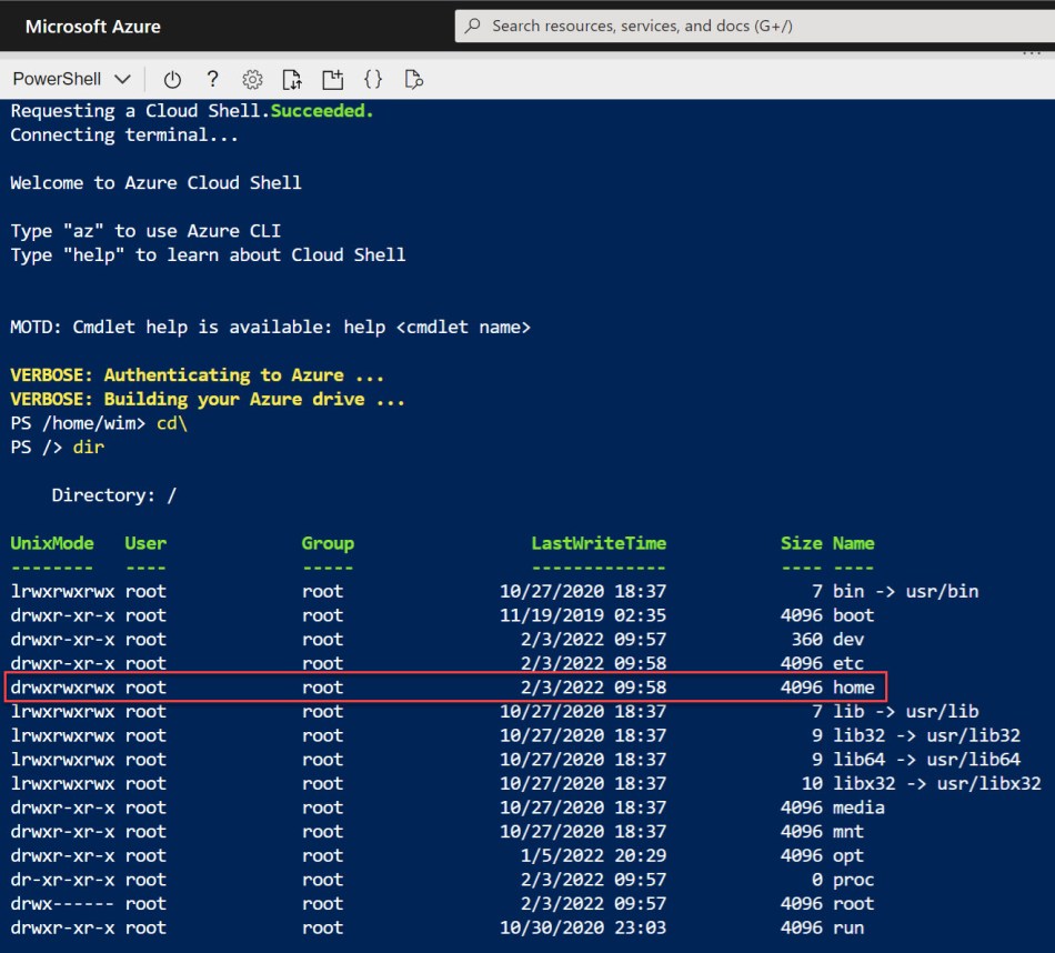 Upload and run an Azure PowerShell script from your clouddrive in Azure ...