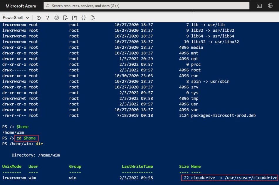 Upload and run an Azure PowerShell script from your clouddrive in Azure ...
