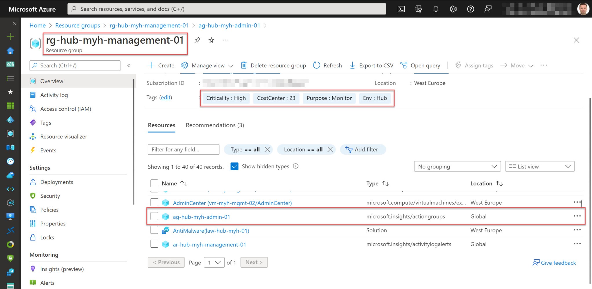 Create an Azure Monitor action group with Azure PowerShell – Wim Matthyssen
