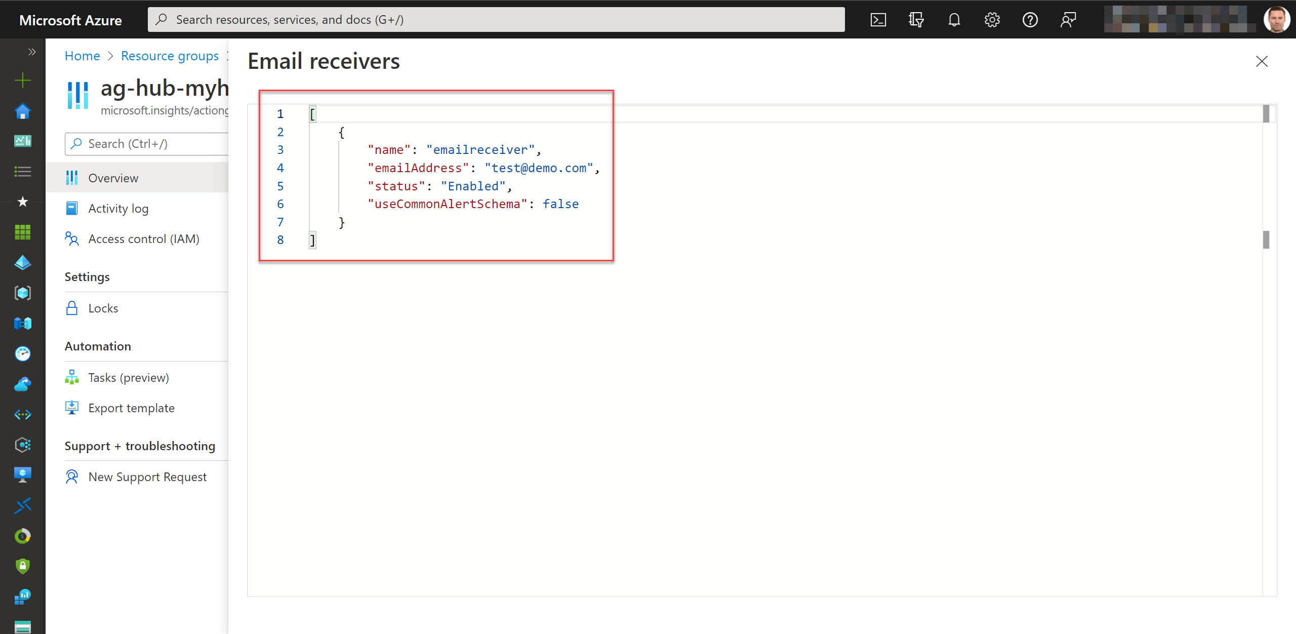 Create an Azure Monitor action group with Azure PowerShell – Wim Matthyssen