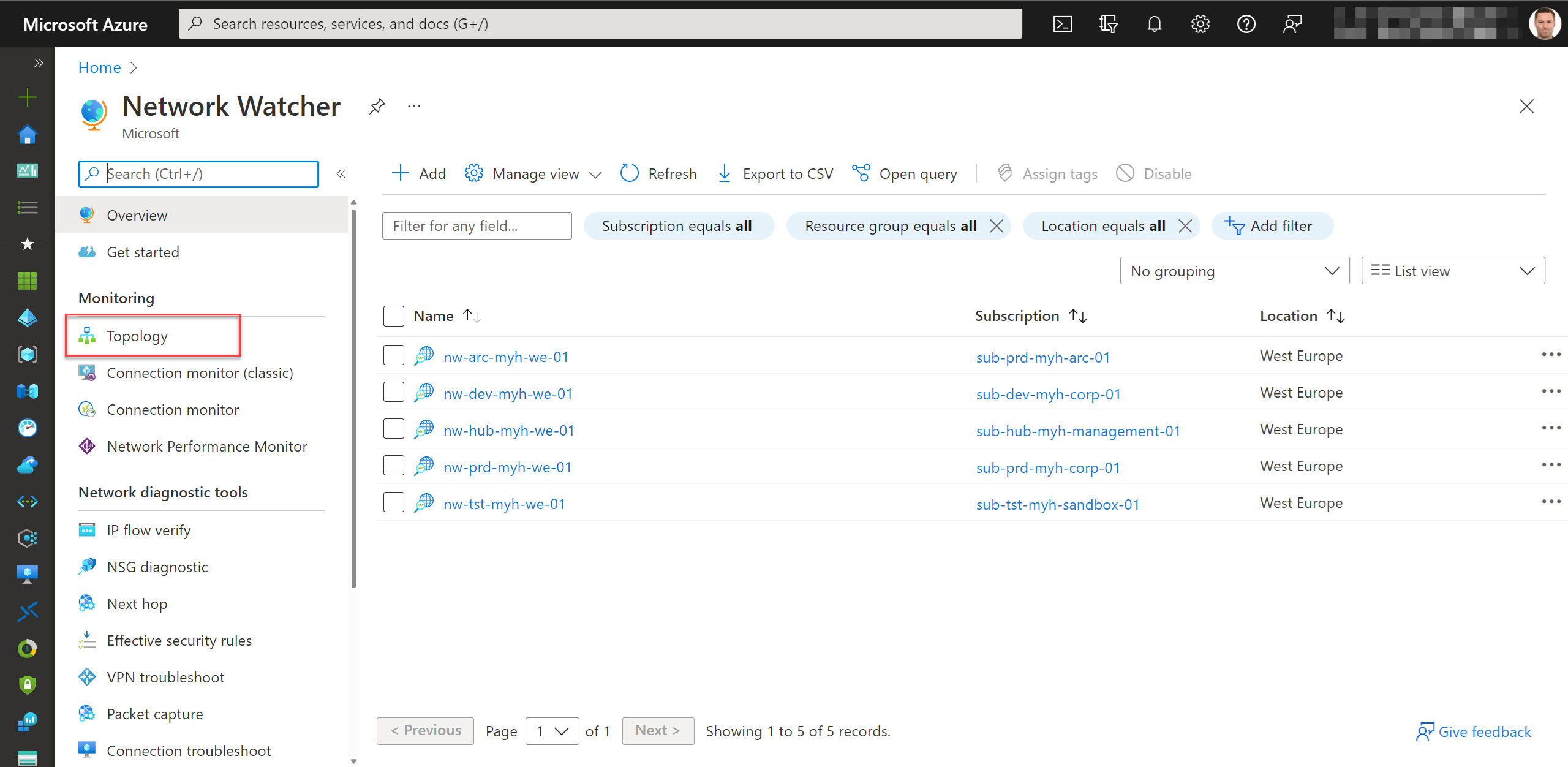 Azure Tip: Use Azure Network Watcher to view or download the network ...