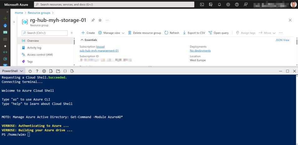 Setup Azure Cloud Shell with Azure PowerShell – Wim Matthyssen