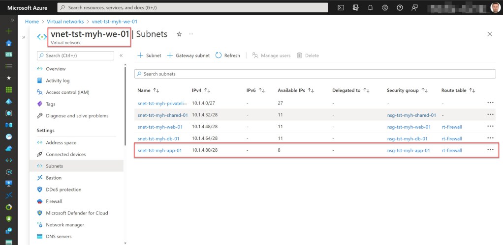 Azure Bastion: Set Azure Bastion NSG Inbound security rules on the ...