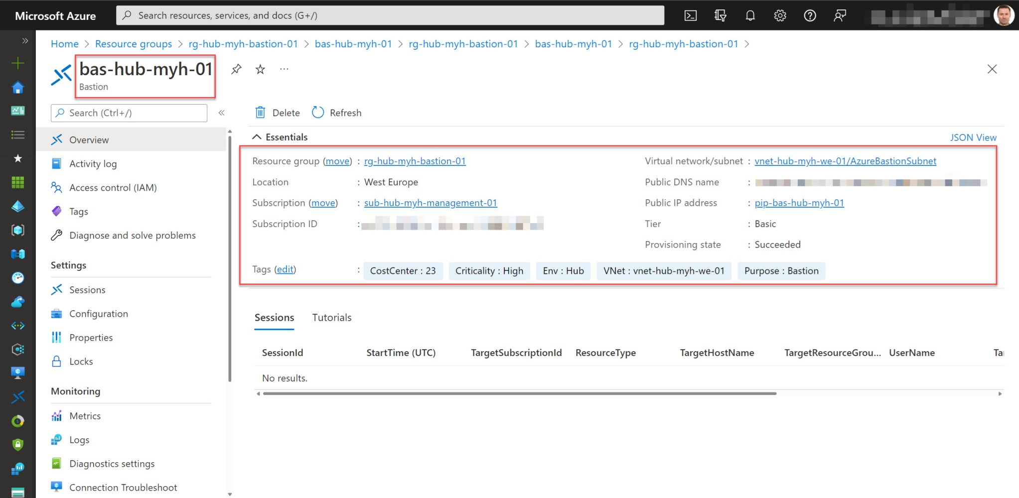 Azure Bastion: Azure PowerShell deployment script – Wim Matthyssen