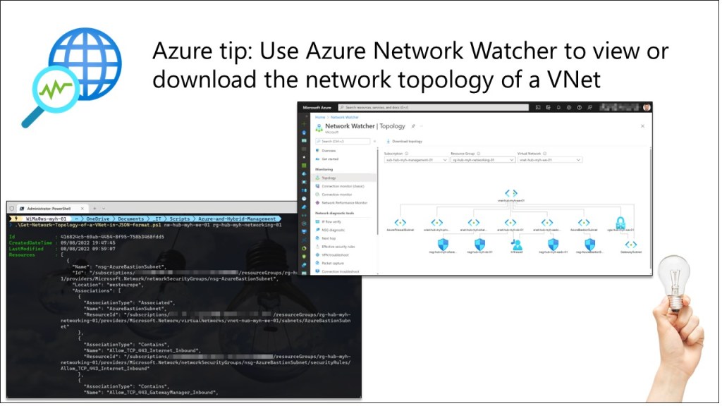 Azure Tip: Use Azure Network Watcher to view or download the network ...