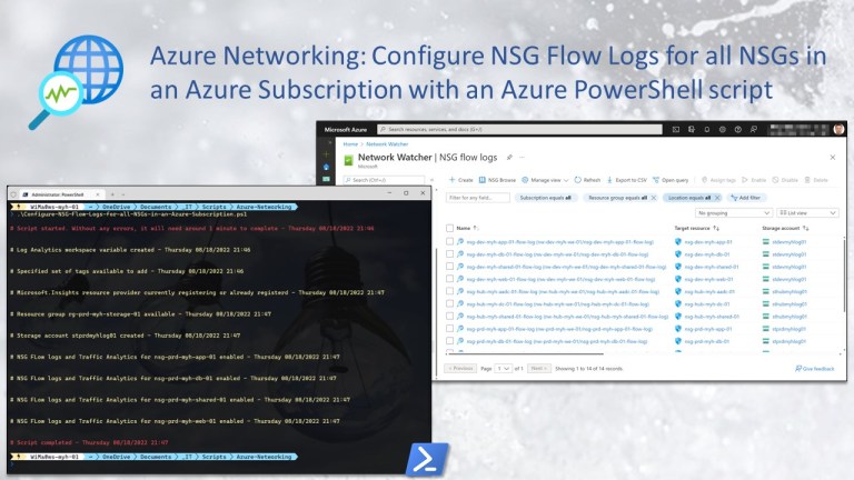 Azure Networking: Configure NSG Flow Logs for all NSGs in an Azure ...