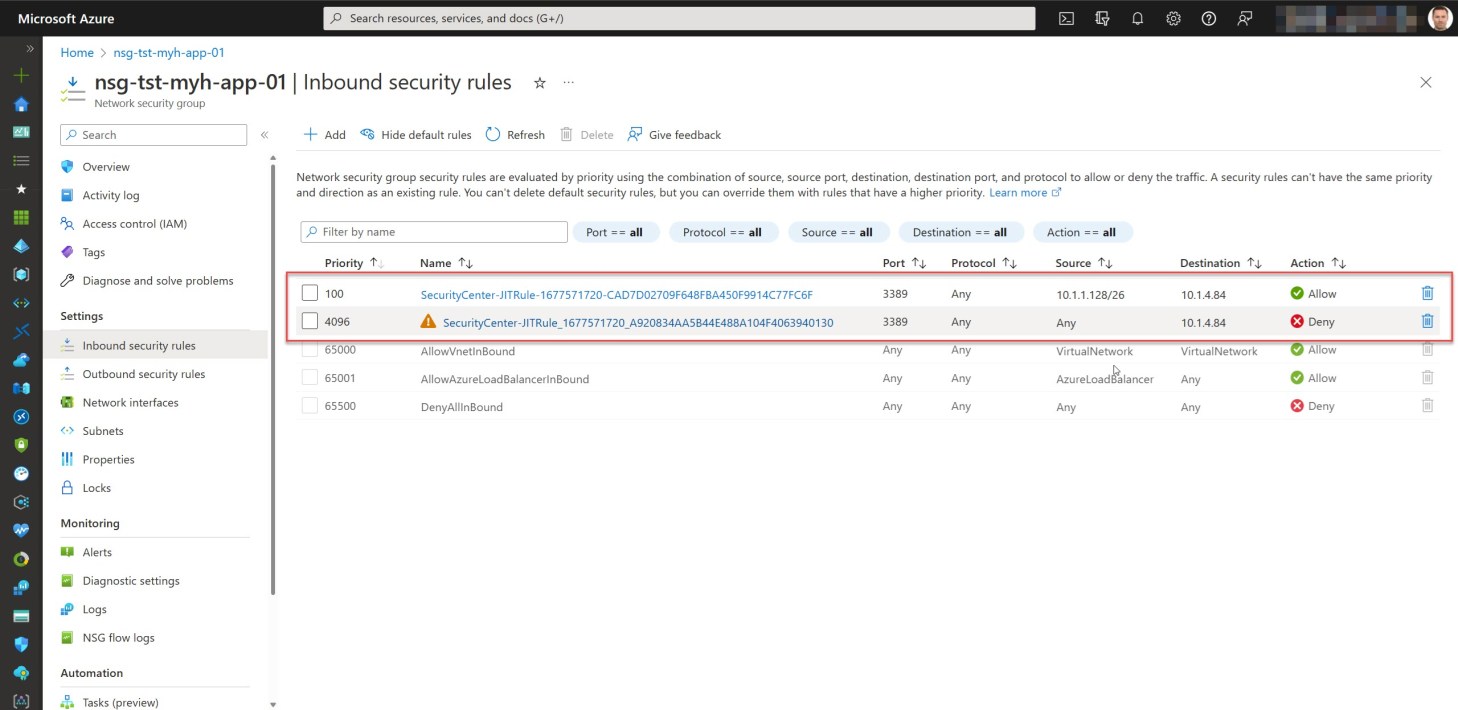 Azure Bastion: Combine JIT with Azure Bastion – Wim Matthyssen