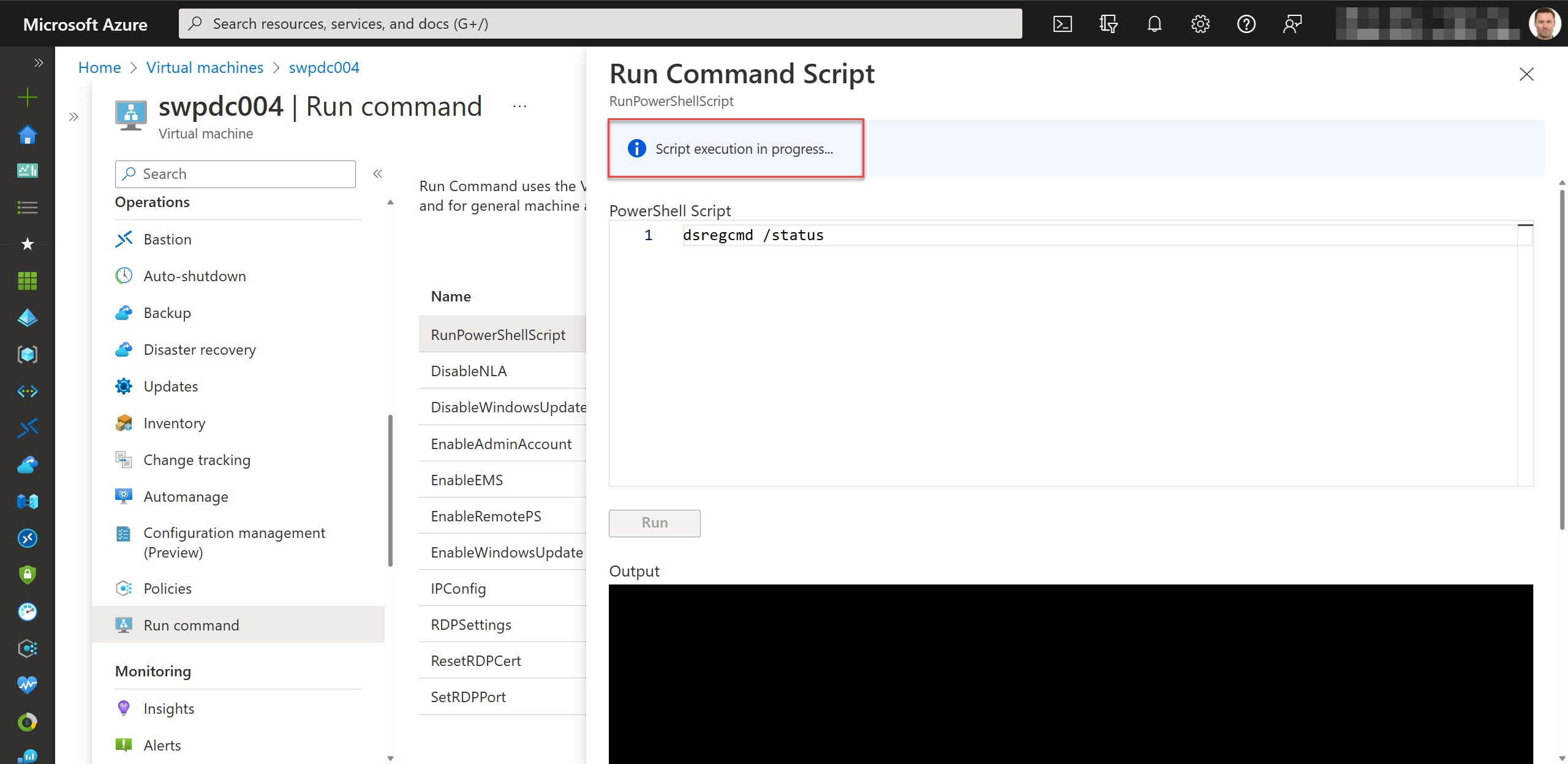 Azure Tip: Quickly find out if an Azure VM is domain joined or not via the Azure Portal – Wim ...