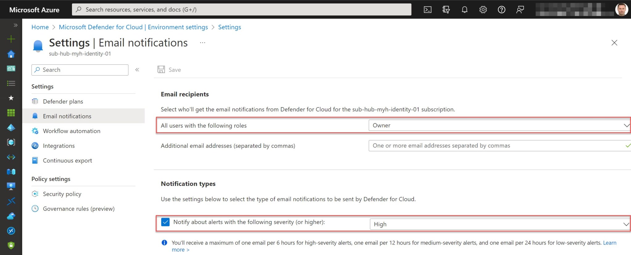 Azure Tip: Set up email notifications for high-severity security alerts ...