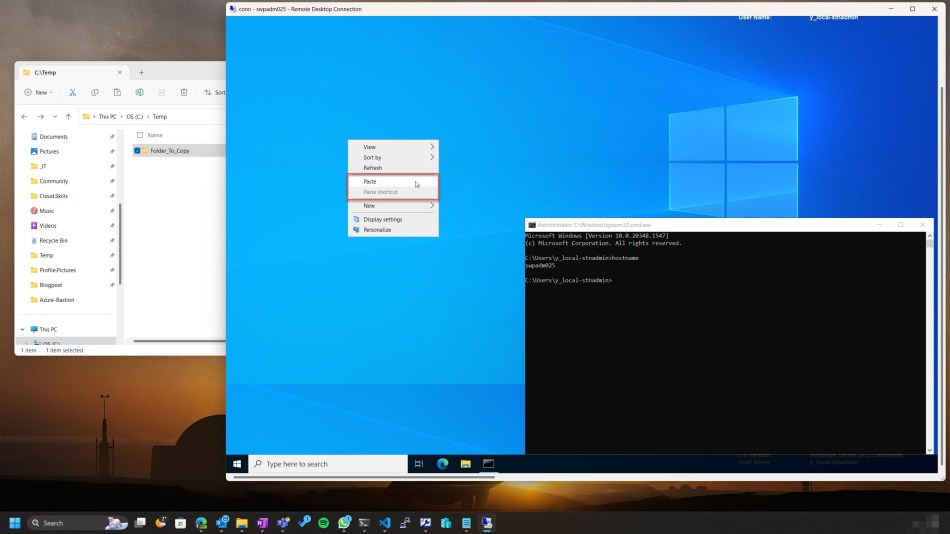 Connecting to an Azure Windows VM using an Azure PowerShell script and ...