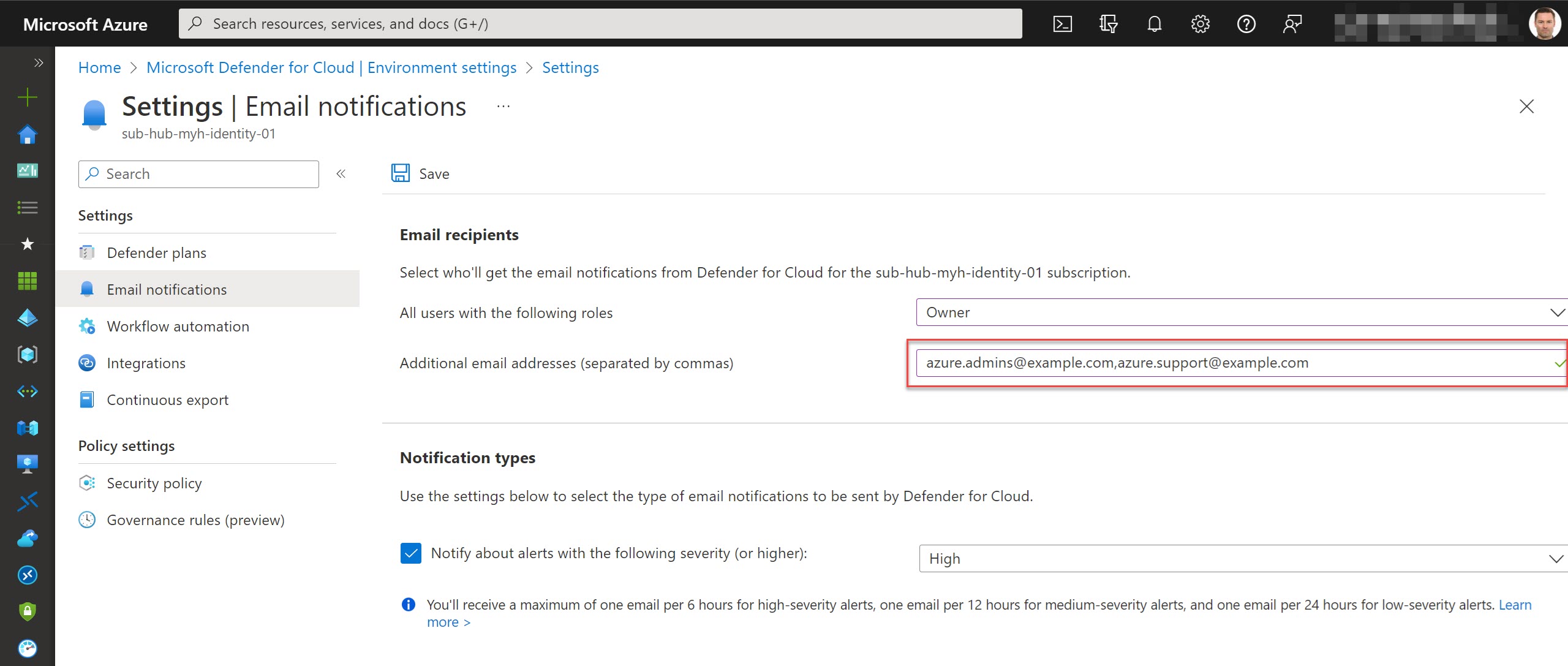 Azure Tip: Set up email notifications for high-severity security alerts ...