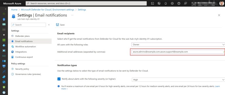 Azure Tip: Set up email notifications for high-severity security alerts ...