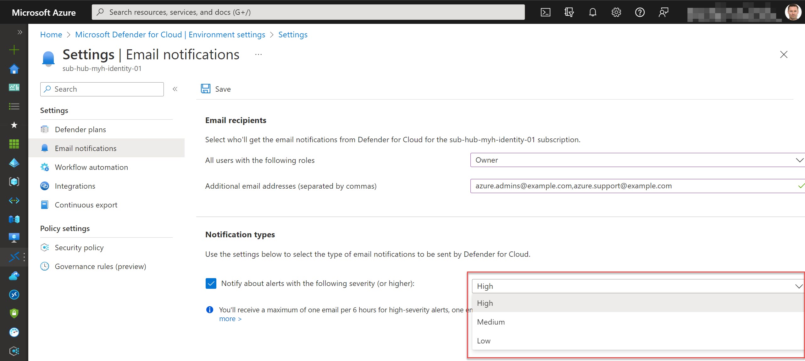 Azure Tip: Set up email notifications for high-severity security alerts ...