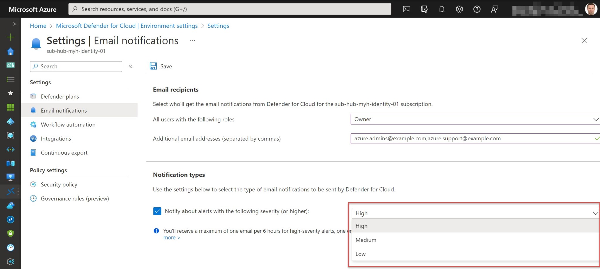 Azure Tip: Set up email notifications for high-severity security alerts ...