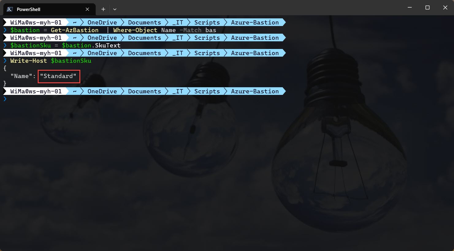 Azure Bastion: Upgrade Basic SKU to Standard SKU with Azure PowerShell ...