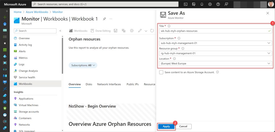 How to import and use community Azure Workbooks into your Azure ...