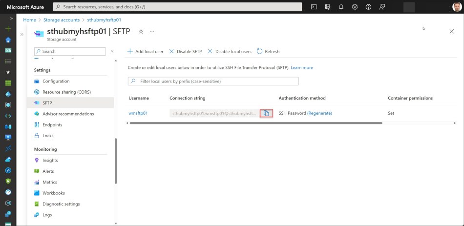 Connect and transfer files to an SFTP enabled storage account – Wim ...