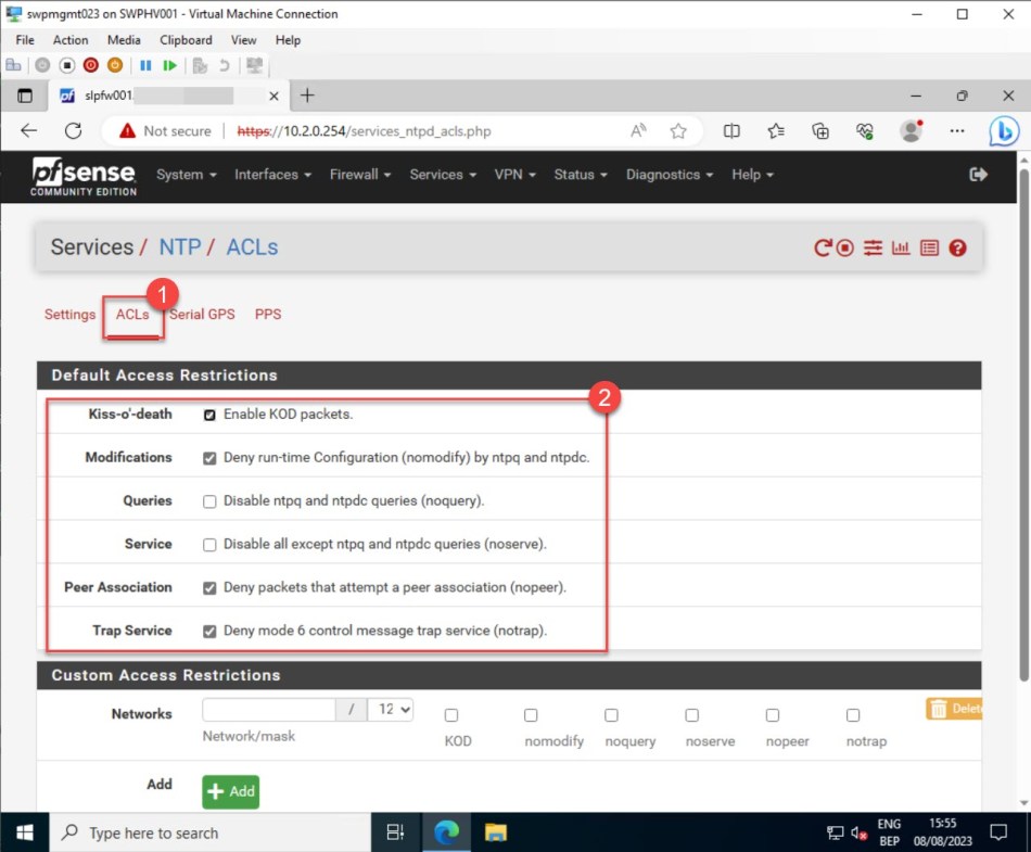 How to configure advanced settings for pfSense running within a Hyper-V VM – Wim Matthyssen