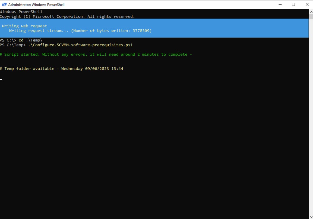 Configure Scvmm 2022 Required Software Prerequisites With A Powershell Script Wim Matthyssen