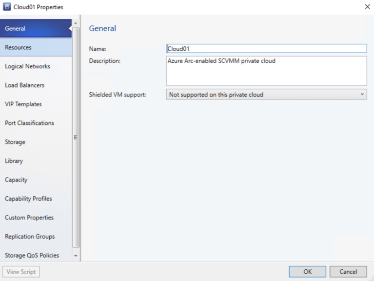 Azure Arc: Set up the SCVMM private cloud prerequisite for Azure Arc ...