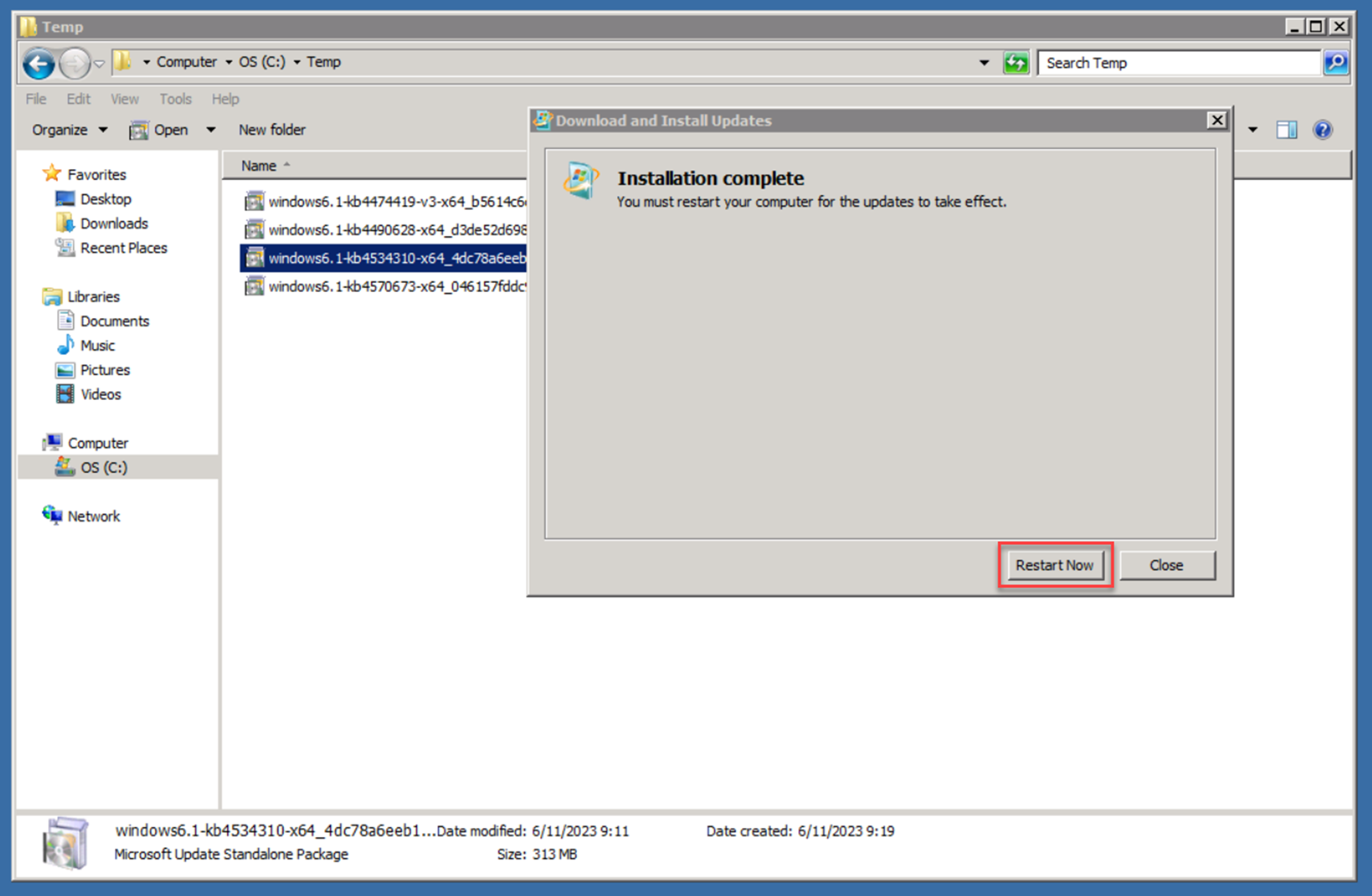 Resolve Windows Update Error “Code 80072EFE” on a Windows Server 2008 ...