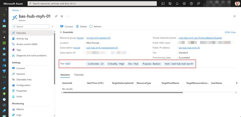Azure Bastion: Enable Azure Bastion Standard SKU features with Azure ...