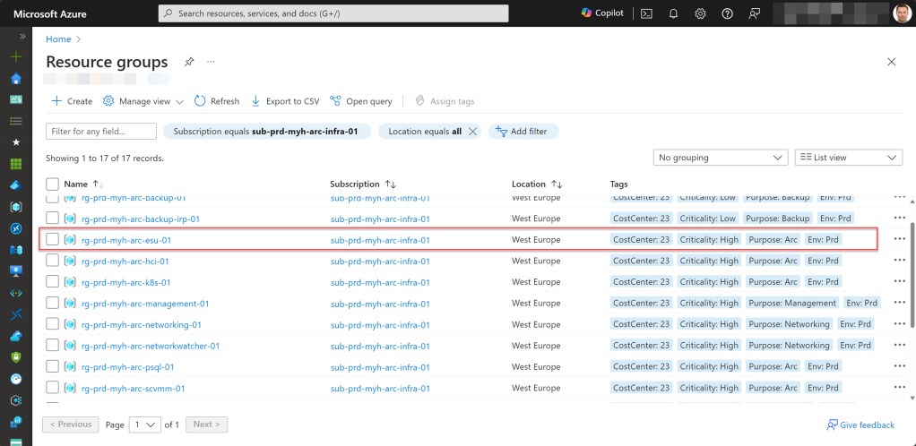 Azure Arc: Set up Extended Security Updates for your Windows Server ...