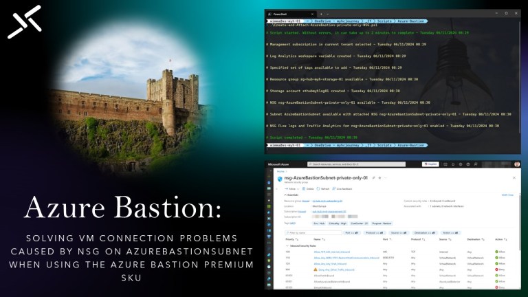 Azure Bastion: Solving VM Connection problems caused by NSG on ...