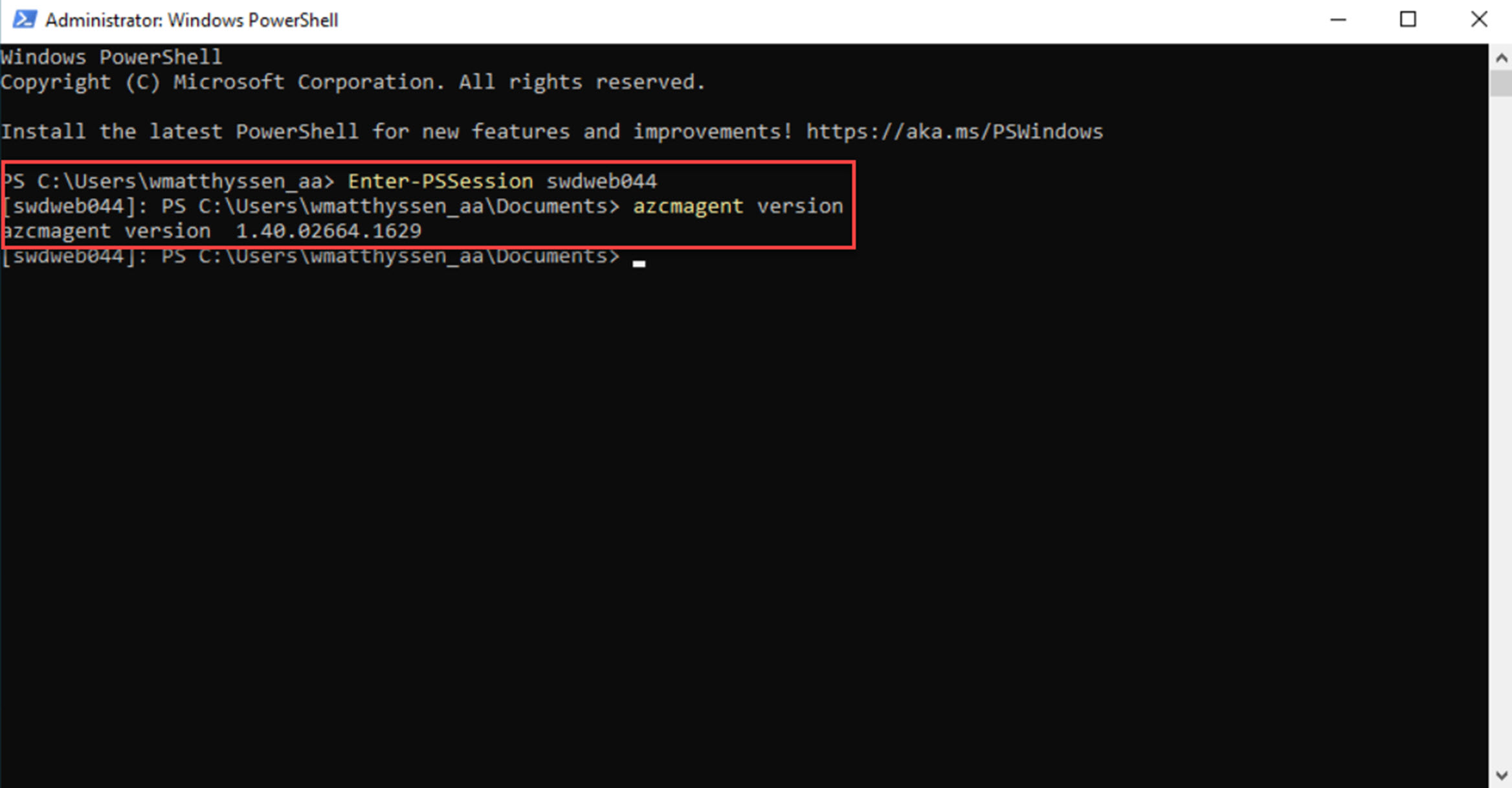 Azure Arc: Checking your Azure Connected Machine agent version – Wim Matthyssen