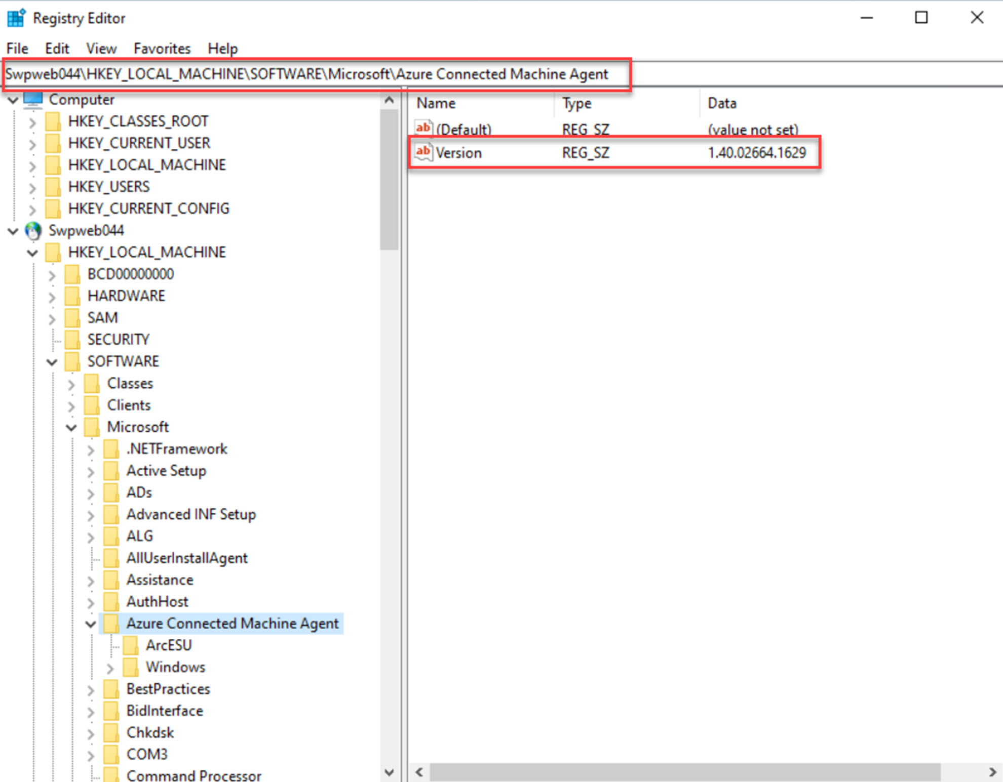 Azure Arc: Checking your Azure Connected Machine agent version – Wim ...