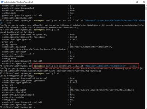 Azure Arc: Customize the extension allowlist for Azure Arc-enabled ...