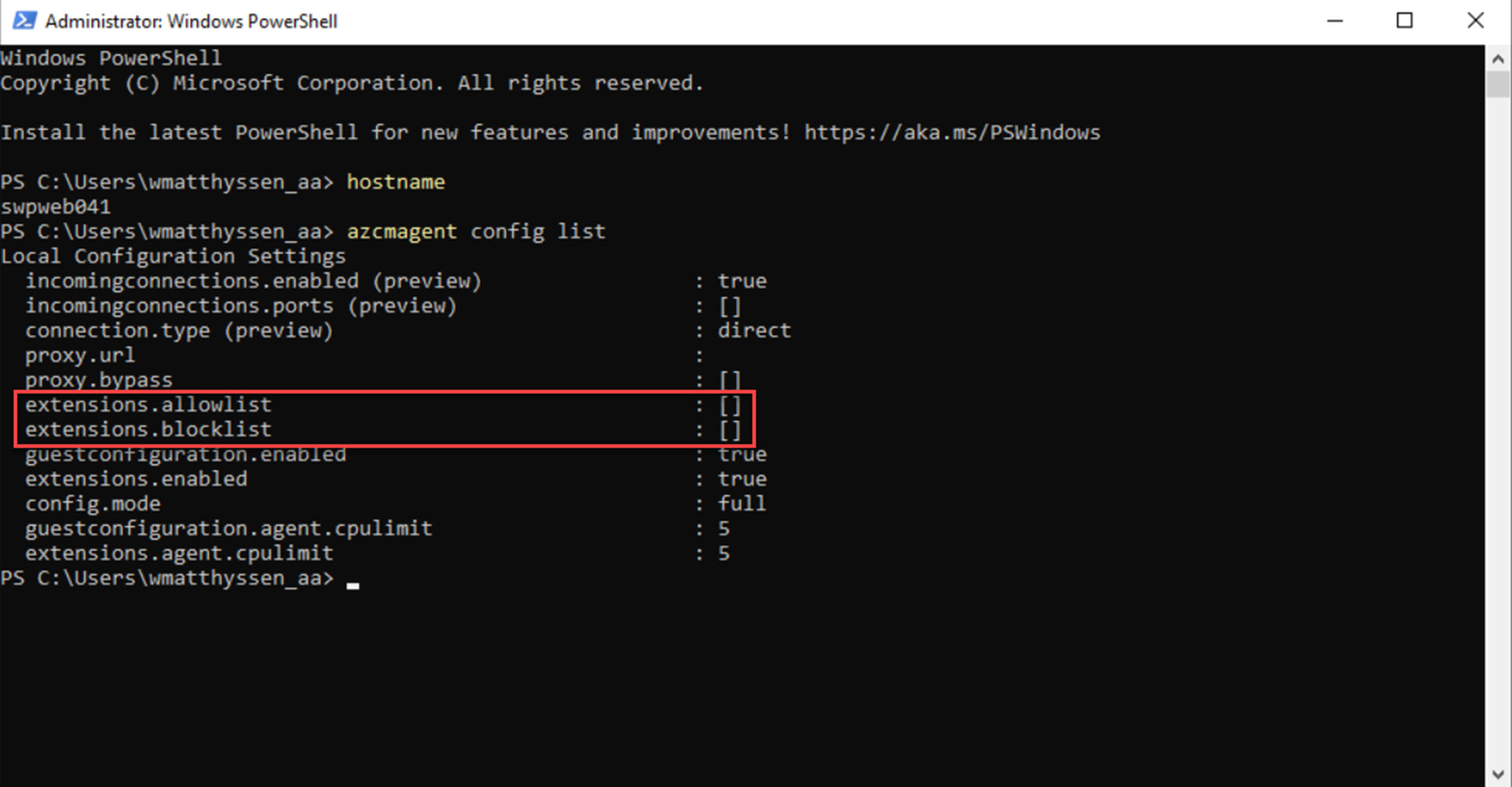 Azure Arc: Customize the extension allowlist for Azure Arc-enabled ...