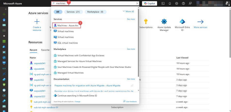 Azure Arc: Verify Azure Arc Connect Machine agent and specific Arc ...