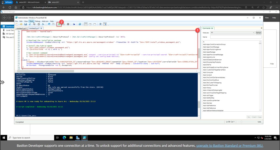 Azure Arc: Using an Azure Windows VM as an Arc-enabled server for ...