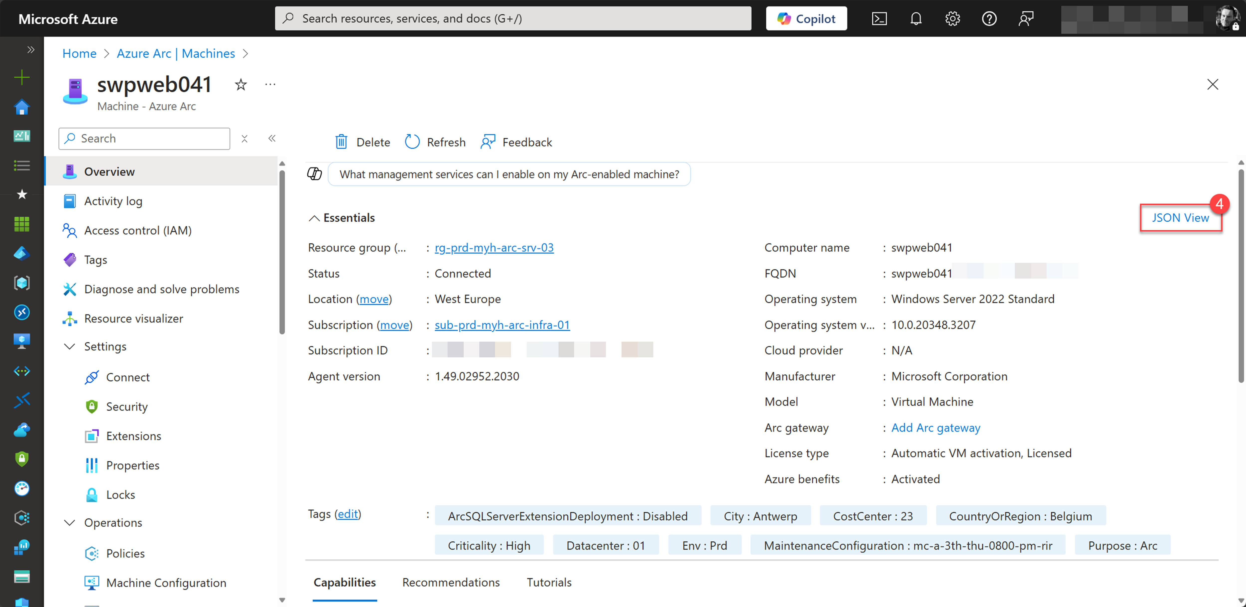Azure Arc: Verify Azure Arc Connect Machine agent and specific Arc ...