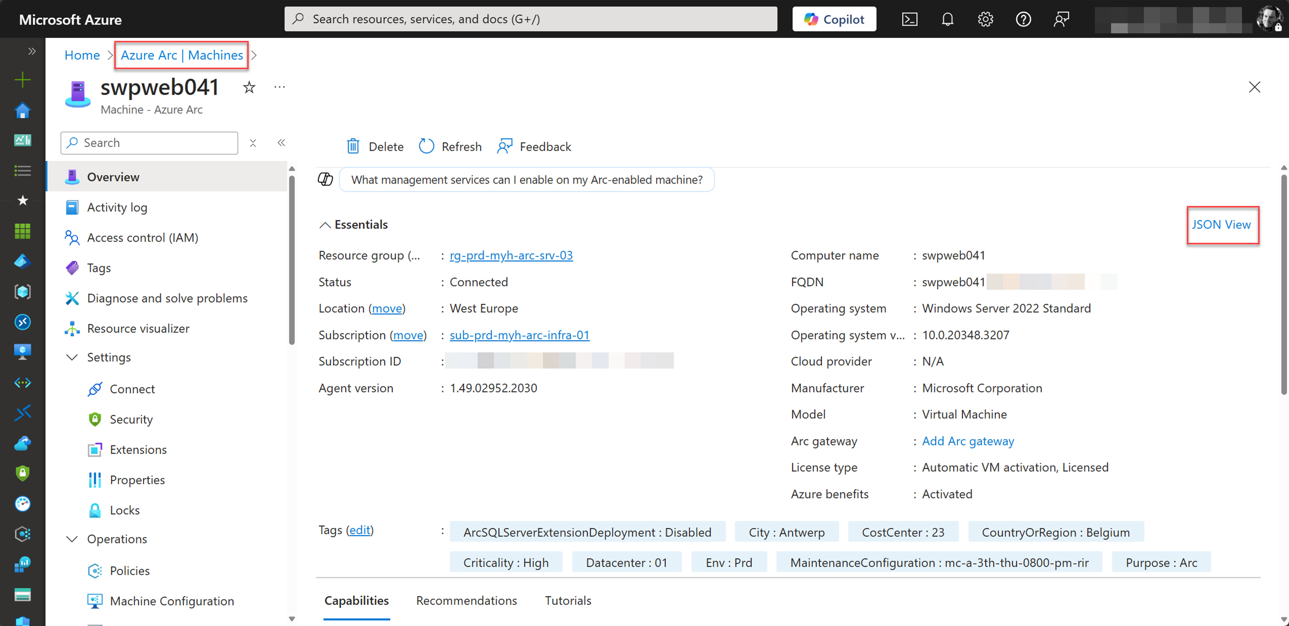 Azure Arc: Setting up Monitor mode on Azure Arc Connected machines ...