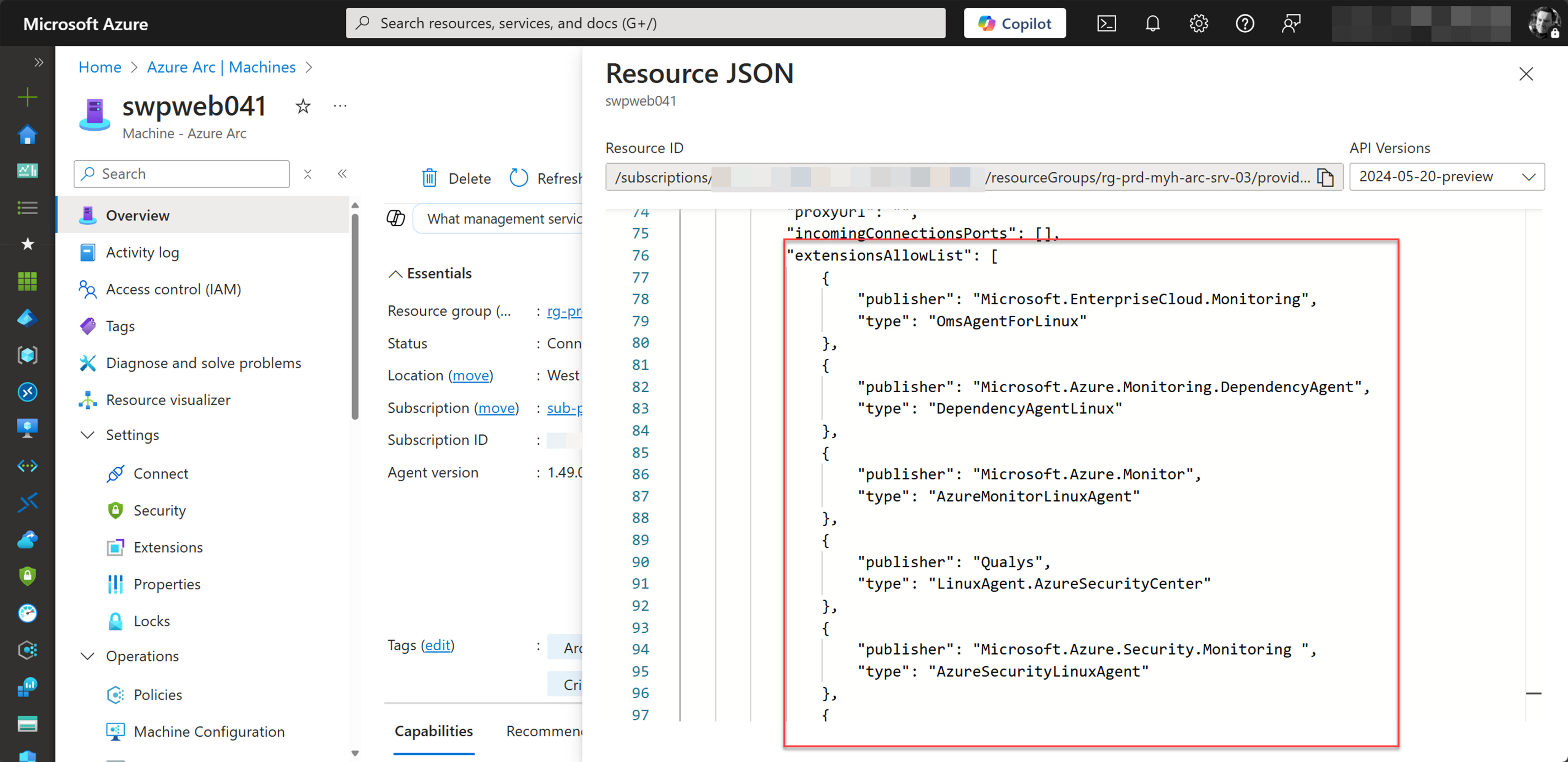Azure Arc: Verify Azure Arc Connect Machine agent and specific Arc ...