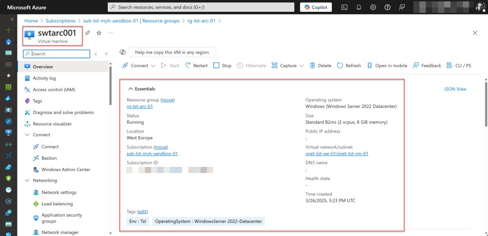 Azure Arc: Using an Azure Windows VM as an Arc-enabled server for ...
