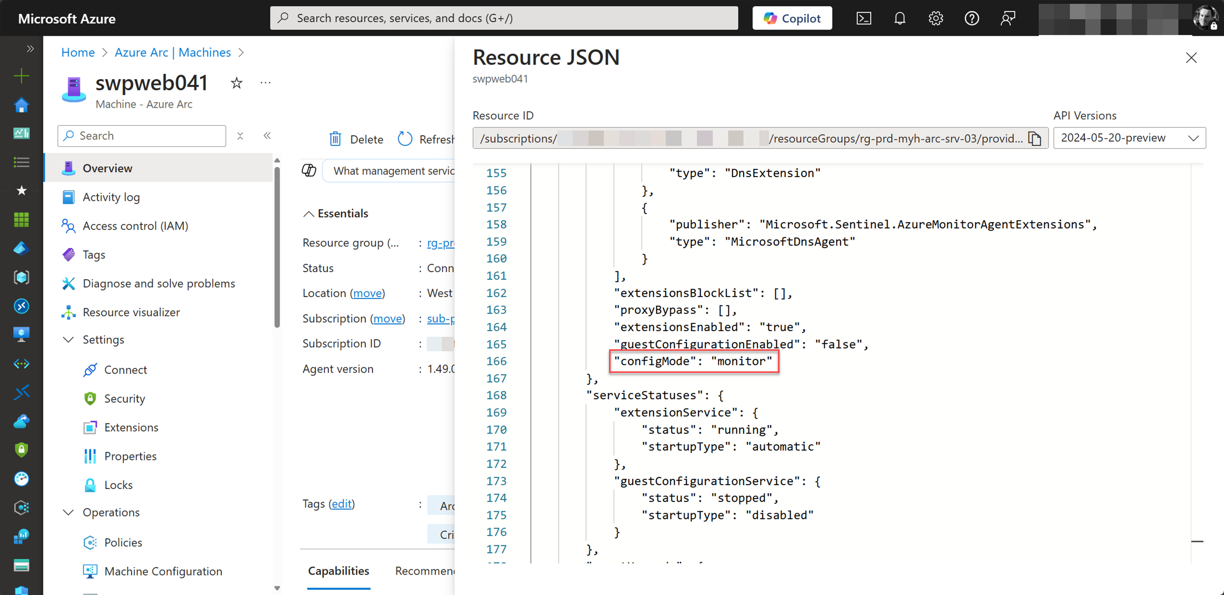 Azure Arc: Verify Azure Arc Connect Machine agent and specific Arc ...