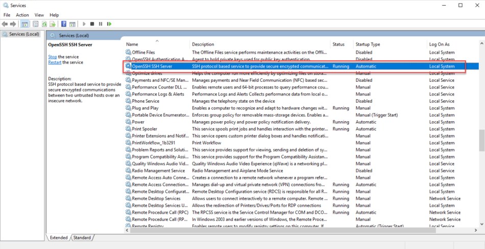 How to install OpenSSH on a Windows Server 2019/2022/2025 using a ...